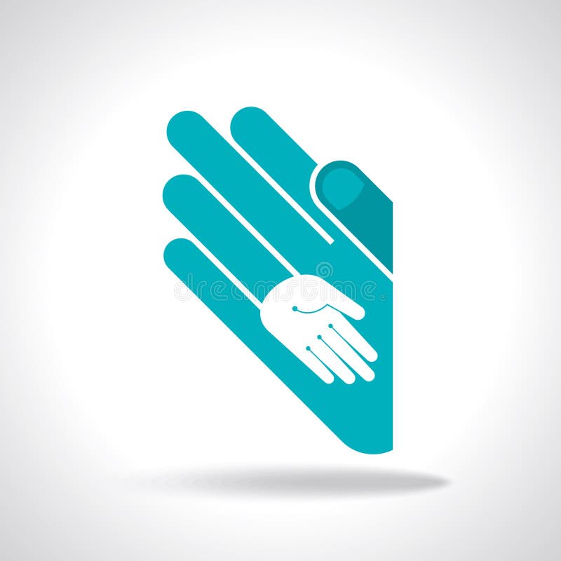 Hand unity concept stock vector. Illustration of billboard - 33126987