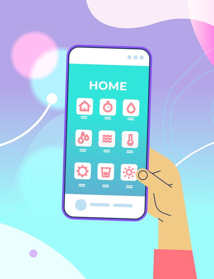 Human Hand Using Mobile App for Smart House System Control on ...