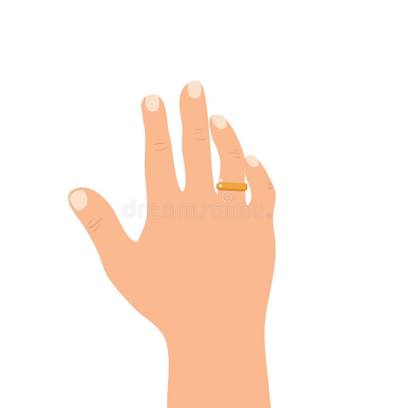 Cartoon Finger Ring Stock Illustrations – 875 Cartoon Finger Ring Stock ...