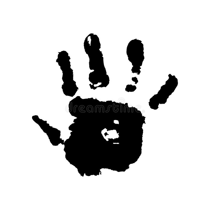 Human Hand on White Background Vector Stock Vector - Illustration of ...