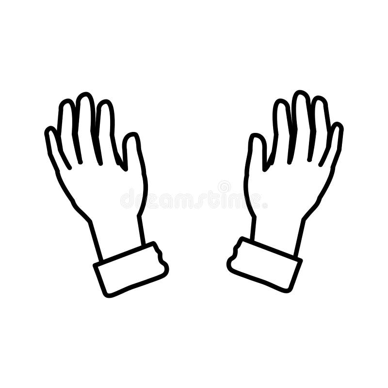 Human Hands Avatar Character Stock Illustration - Illustration of ...