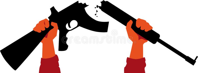 Anti-war symbol stock vector. Illustration of warfare - 216298582