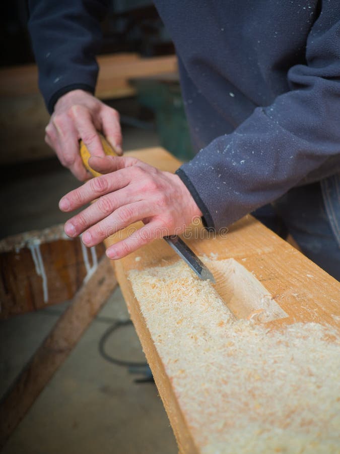Human Hands of a Carpenter with Crowbar Stock Photo - Image of factory ...