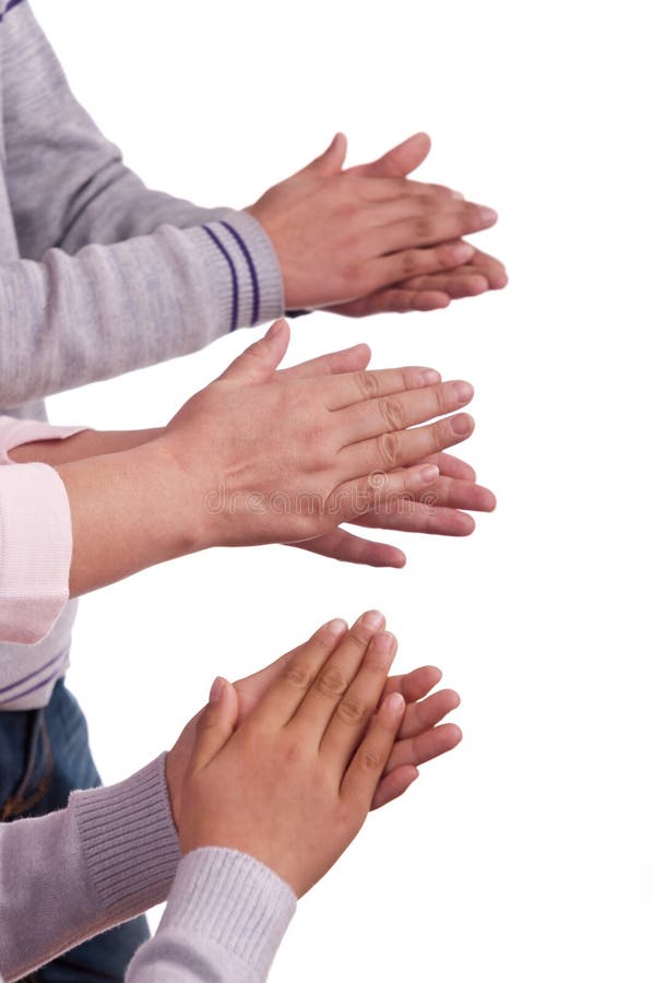 Human Hands Clapping stock photo. Image of achievement - 38543408