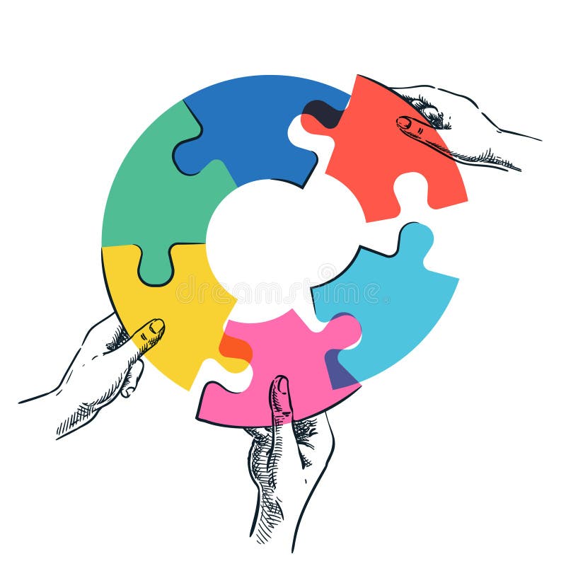 Connecting Hands Vector Stock Illustrations – 1,846 Connecting Hands ...