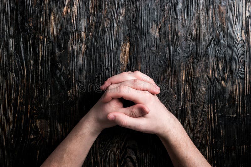 Human Hands Folded Like Lock Stock Photo - Image of clean, folded: 71903256