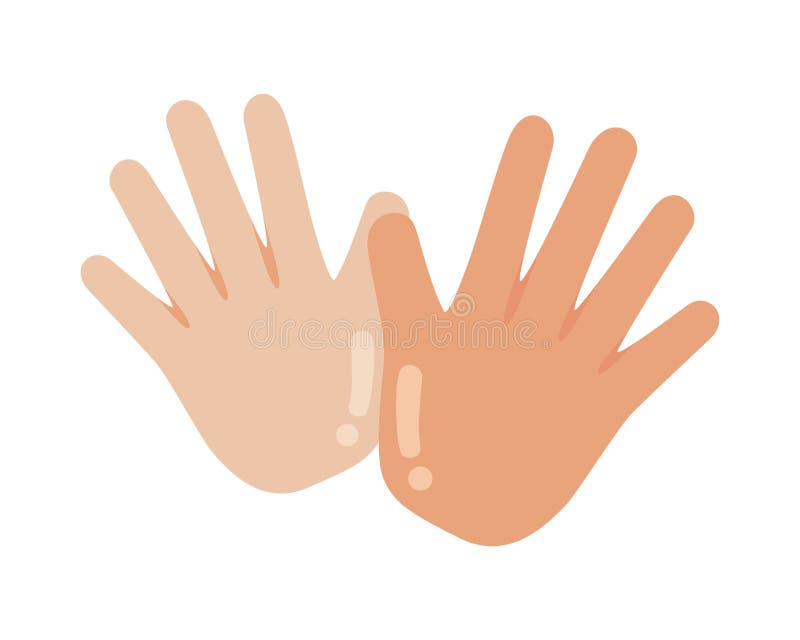 Human hands illustration stock vector. Illustration of open - 299775473