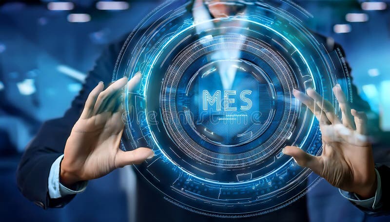 Human Hands Interact with a Holographic Interface that Displays MES ...