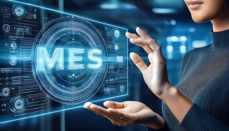 Human Hands Interact with a Holographic Interface that Displays MES ...