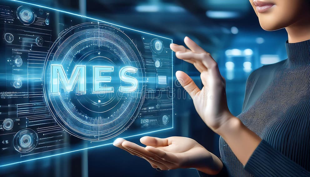 Human Hands Interact with a Holographic Interface that Displays MES ...