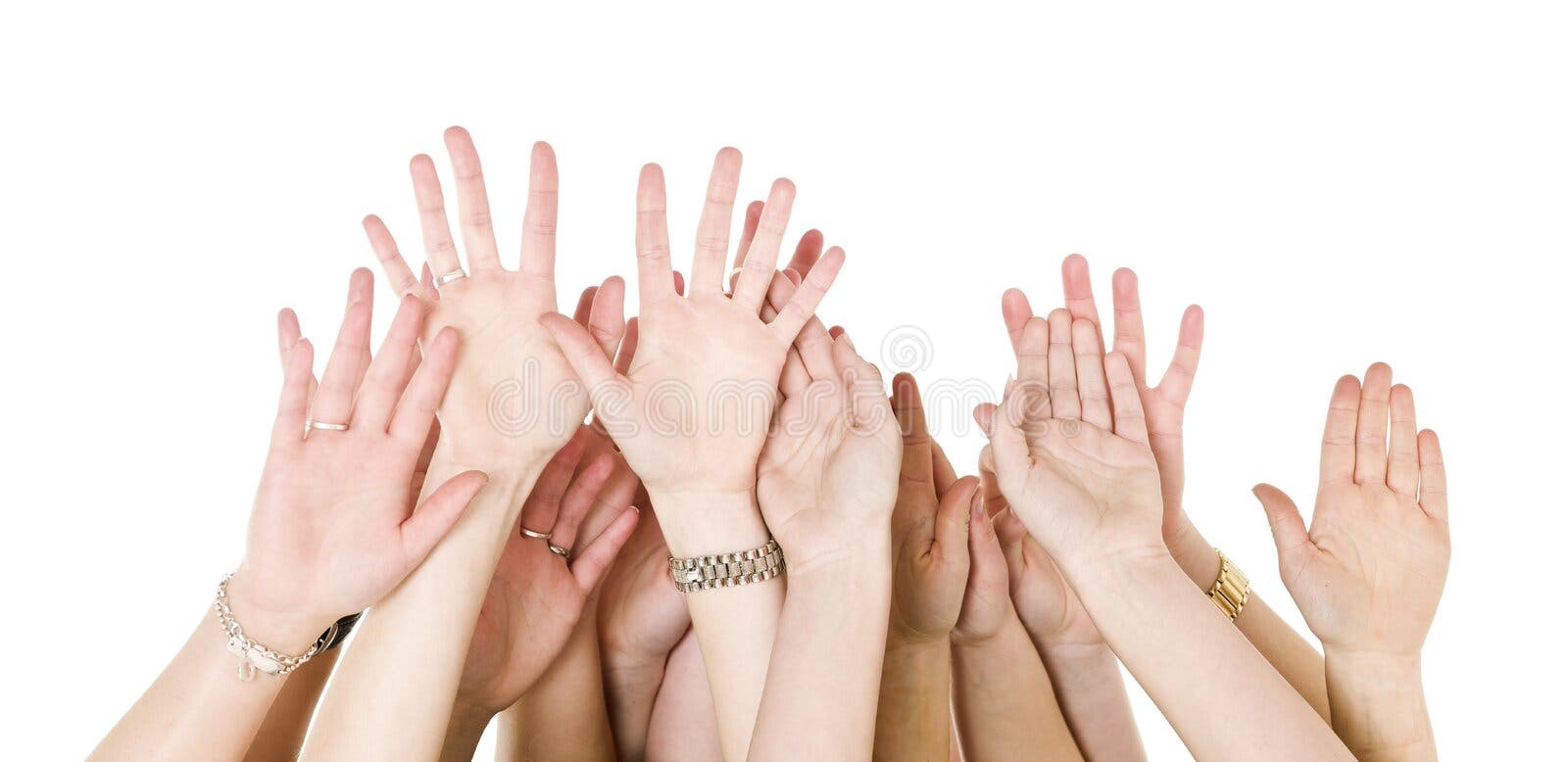 Raised hands stock photo. Image of assistance, human, group - 9437984