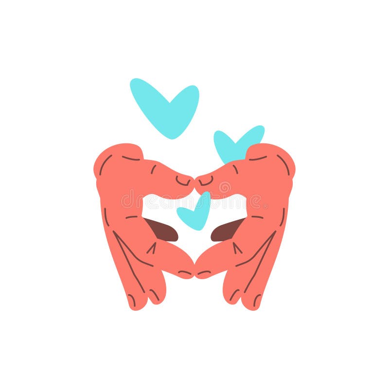 Human Hands Showing Heart Shape Love Symbol Icon Vector Flat ... Human Hands Showing Heart Shape Love Symbol Icon Vector Flat ...