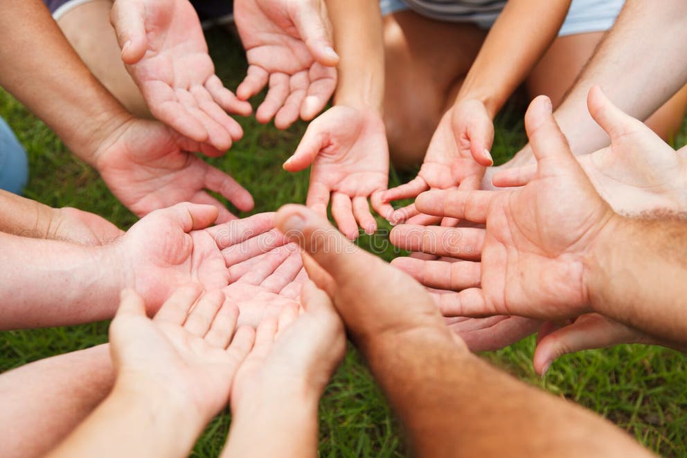 Human hands showing unity stock photo. Image of people - 35194622