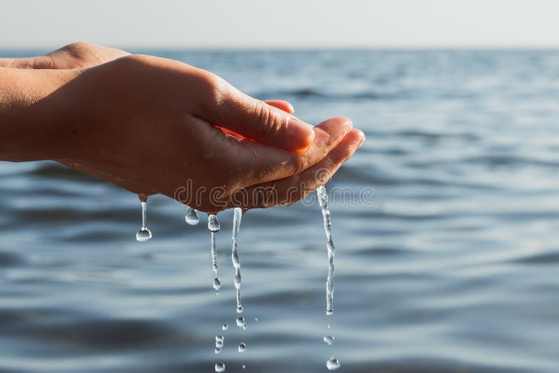 Hands and splashing water stock image. Image of finger - 71386691