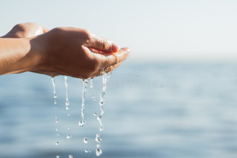 Hands and splashing water stock image. Image of finger - 71386691