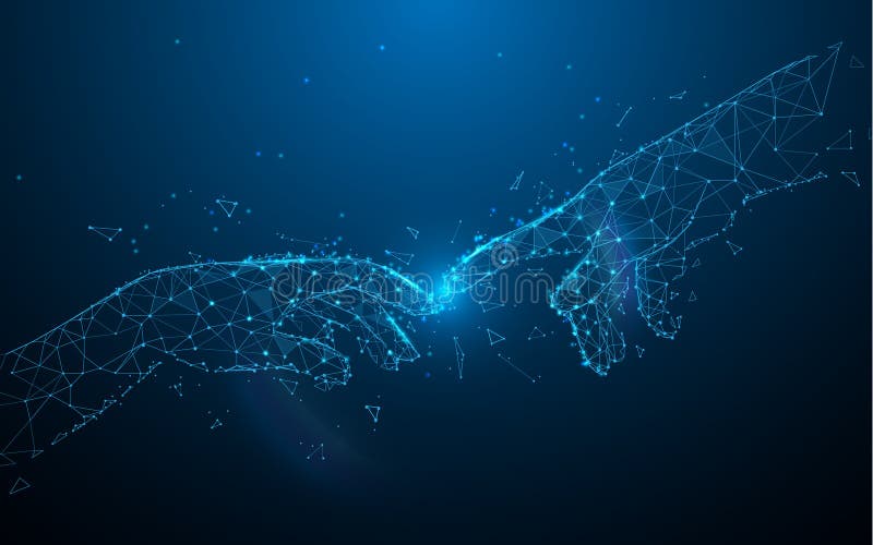 Particle Hands Stock Illustrations – 675 Particle Hands Stock ...