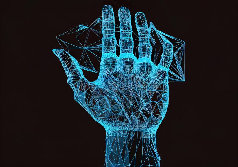 Particle Hands Stock Illustrations – 675 Particle Hands Stock ...