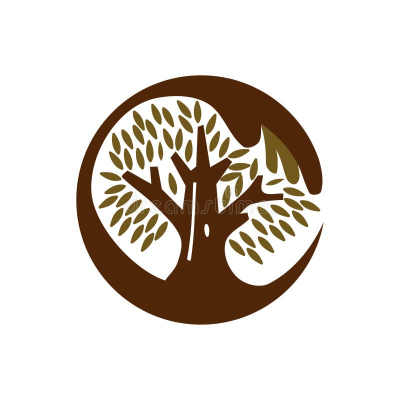 Human Hands and Tree Logo Icon Illustration Brand Identity Stock Vector ...