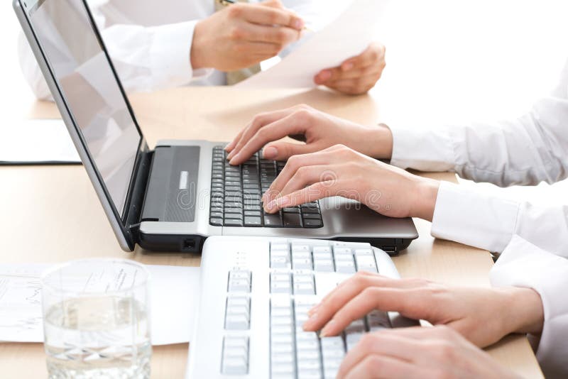 Typing stock photo. Image of human, hand, office, innovation - 6006714