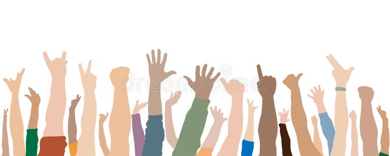 Hands Up Stock Illustrations – 144,256 Hands Up Stock Illustrations ...