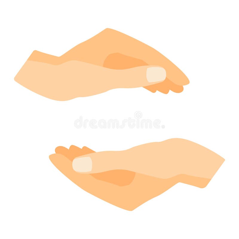 Human Hands Vector Illustration. Stock Vector - Illustration of ...