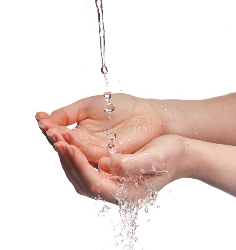 Human hands with water stock photo. Image of aquatic - 43272668