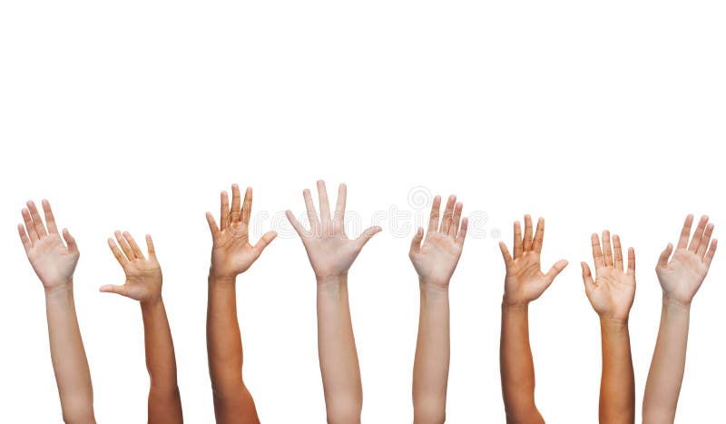 Human hands waving hands stock image. Image of male, approve - 38521395