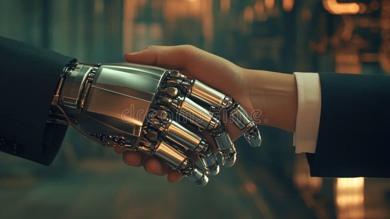 Human Handshaking with Robotic Hand Future Technology Collaboration ...