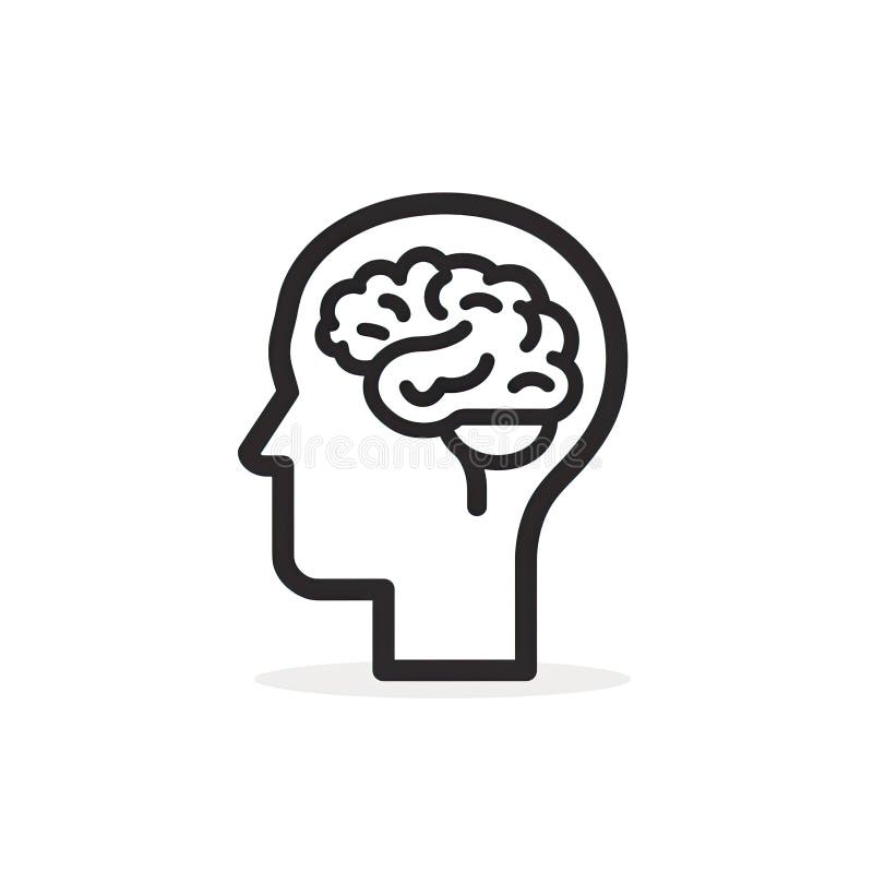 Human Head with Brain Inside, Symbolizing Concepts Like Gesture, Art ...