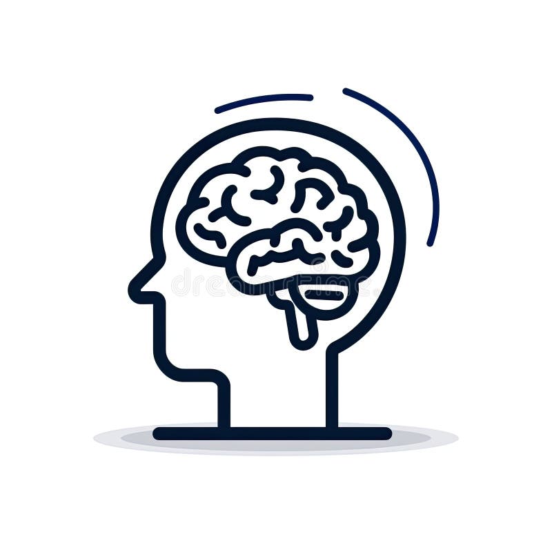 Human Head with Brain Inside, Symbolizing Concepts Like Gesture, Art ...