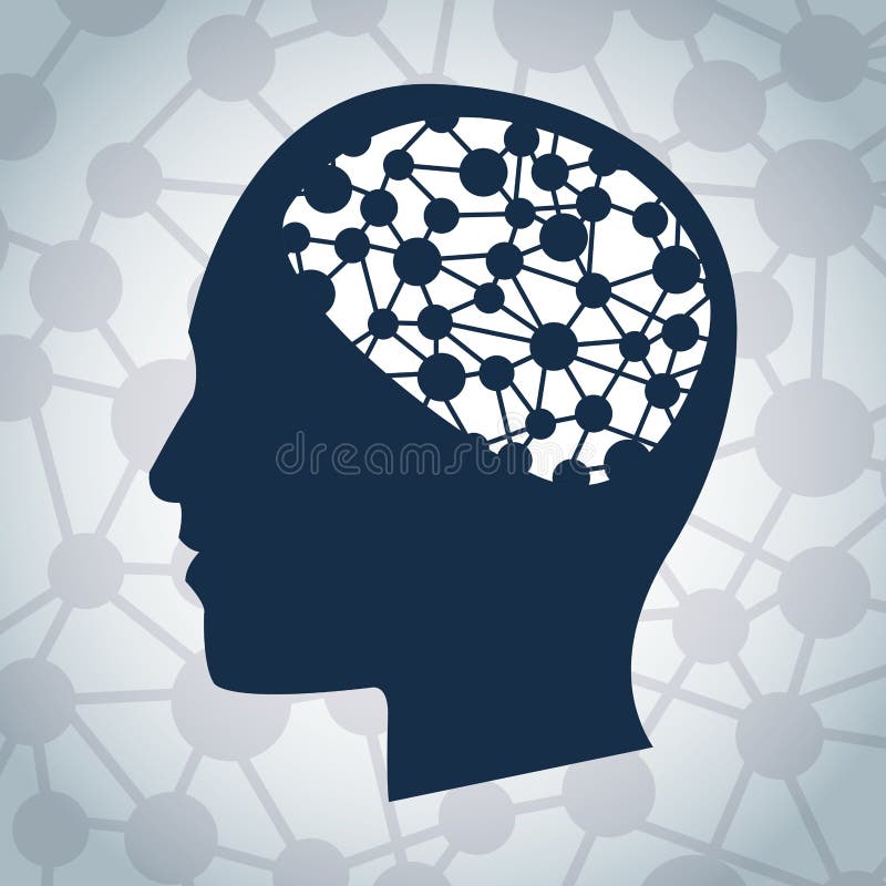 The Mind Head Profile Gears Team Work Mechanical Stock Vector - Illustration of creative ...