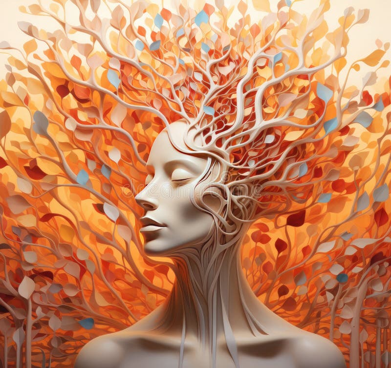 Human Head with Colorful Mind Stock Image - Image of medical, color ...