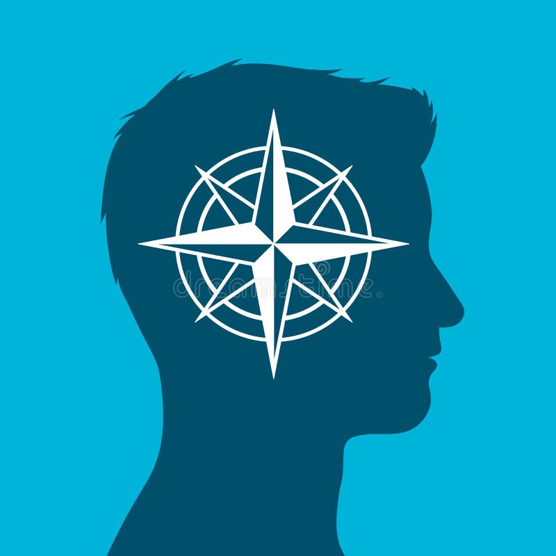 Moral compass stock illustration. Illustration of option - 21073056