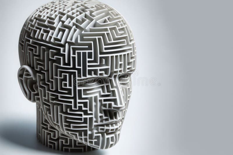 A Human Head Consisting of a Labyrinth. Abstraction. Space for Text ... A Human Head Consisting of a Labyrinth. Abstraction. Space for Text ...