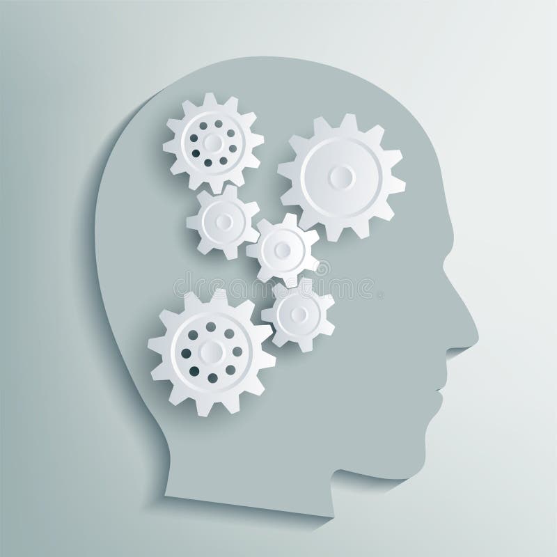 Human head stock vector. Illustration of design, communication - 50848307