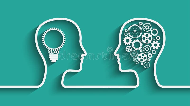 Human head gears stock vector. Illustration of graphic - 84727350