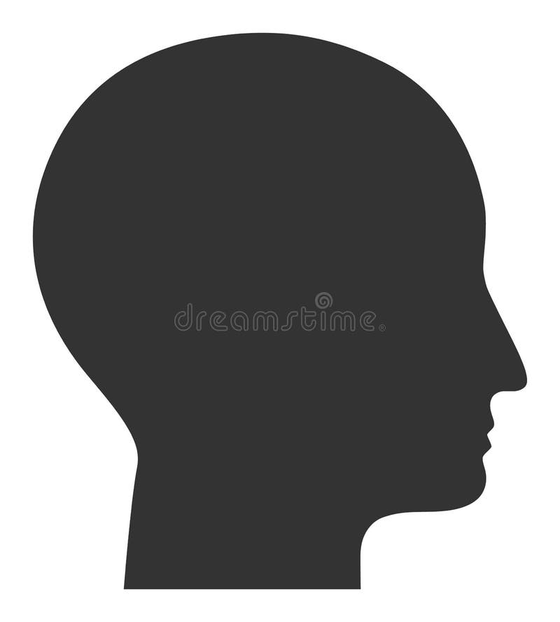 Human Head Mosaic Icon of Irregular Parts Stock Vector - Illustration ...