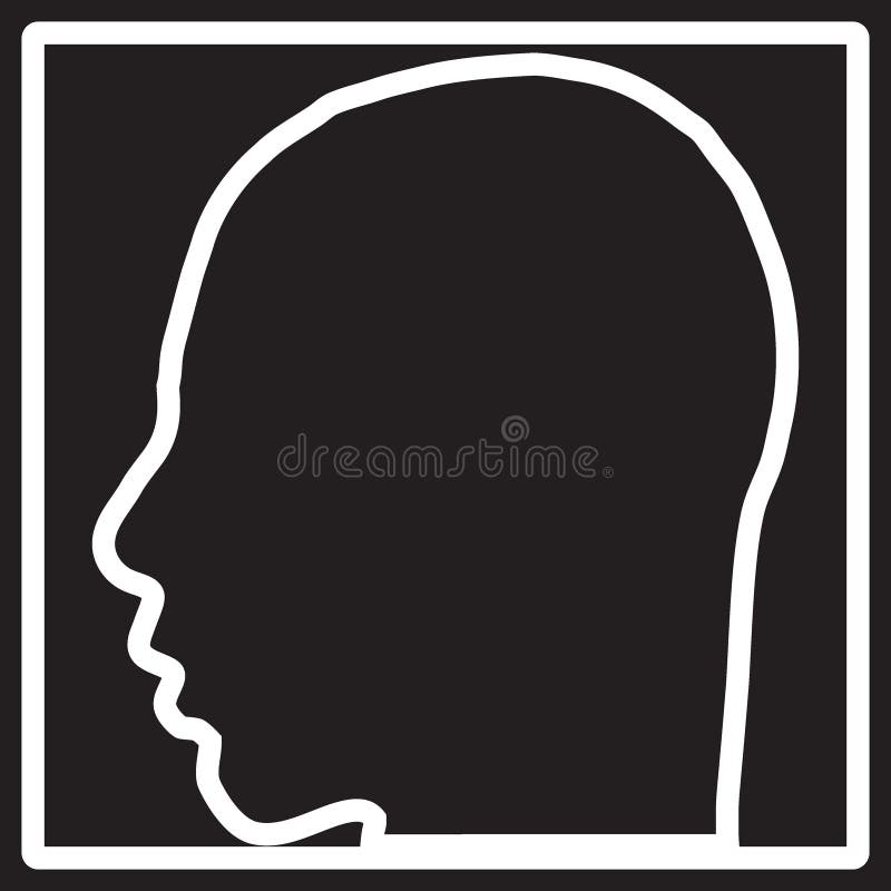 Head icon stock vector. Illustration of button, emblem - 79839322