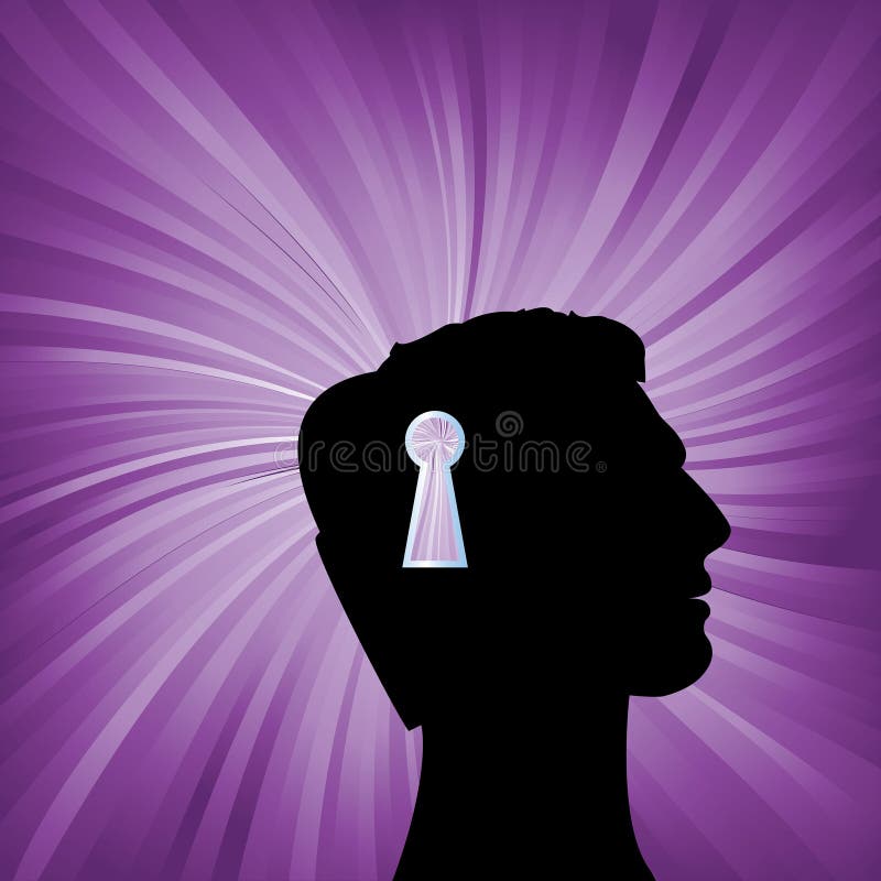 Human Head Keyhole Background Stock Illustrations – 334 Human Head ...