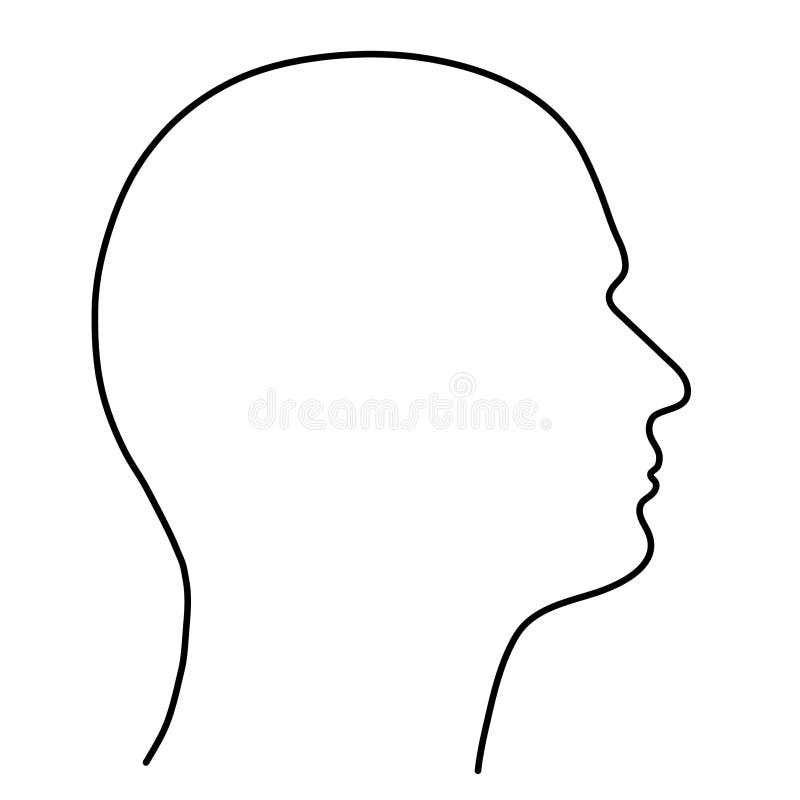 Head Outline Stock Illustrations – 72,986 Head Outline Stock ...