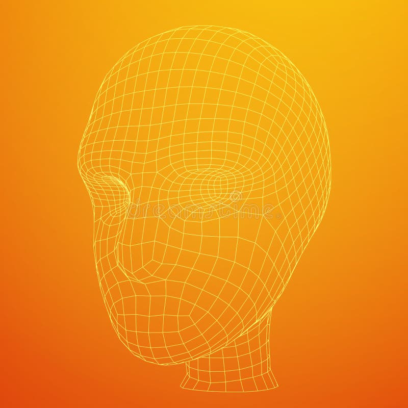 Human head medical scan stock vector. Illustration of person - 142230272