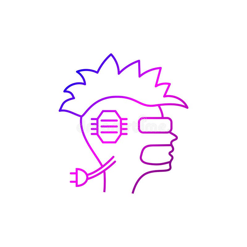 Mohawk Outline Stock Illustrations – 291 Mohawk Outline Stock ...