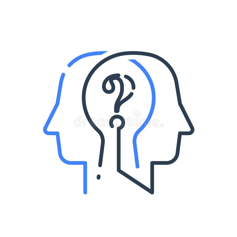 Self Questioning Stock Illustrations – 76 Self Questioning Stock ...