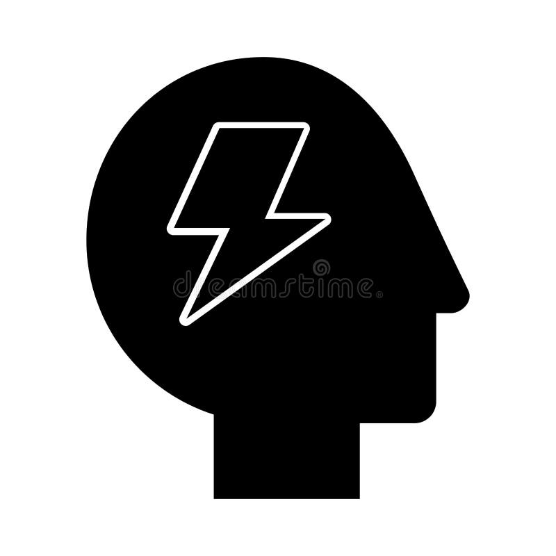 Human Head Profile Thunder Stock Illustrations – 77 Human Head Profile ...