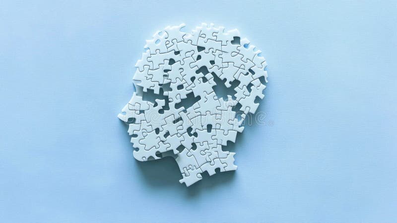 Human Head Puzzle Interlocking Pieces Problem Solving Teamwork Mindset ...