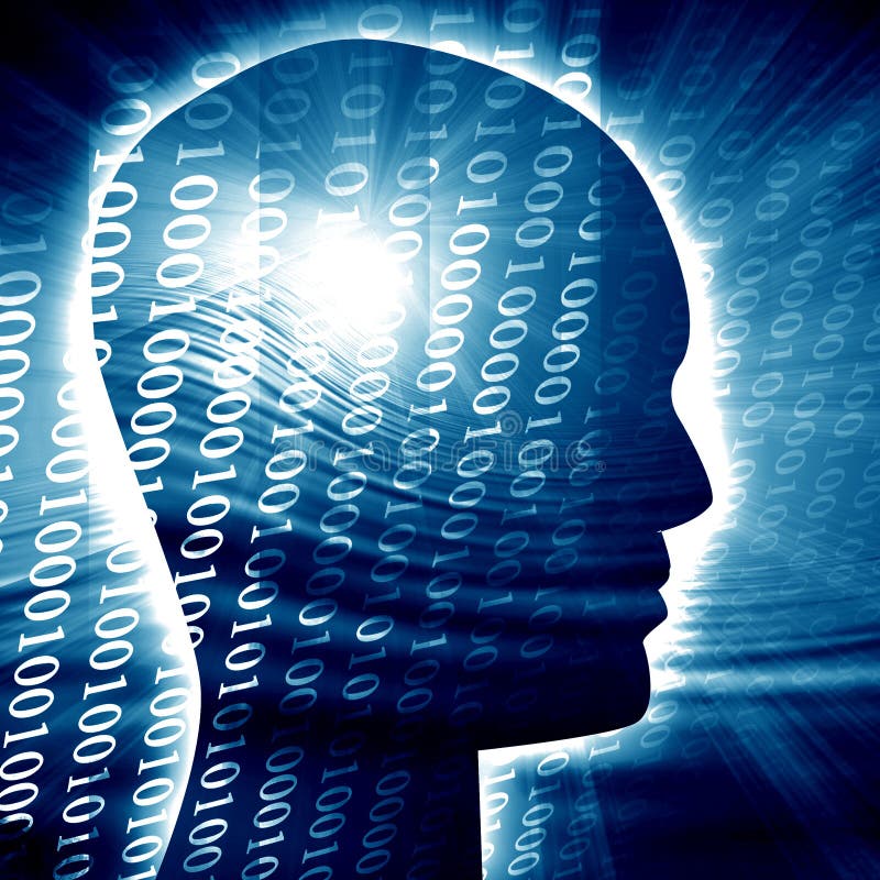 Numbers of the mind stock illustration. Illustration of mental - 44749959