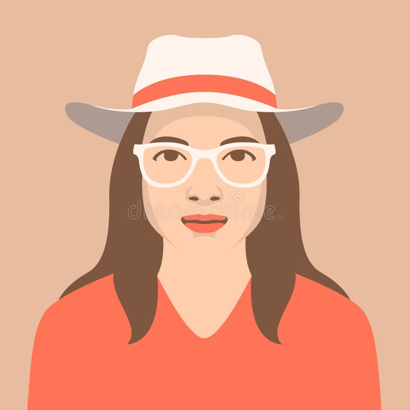 Human Head Smiling Face Avatars Vector Illustration Stock Vector ...