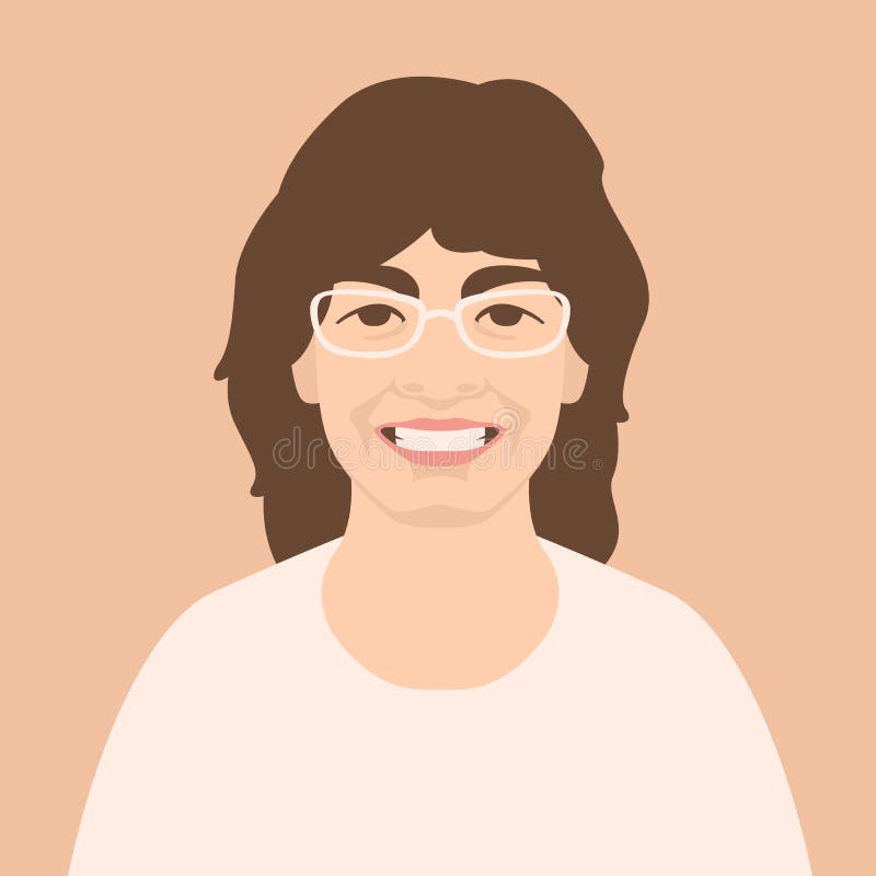 Human Head Smiling Face Avatars Vector Illustration Stock Vector ...