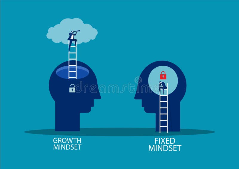 Mindset Ladder Stock Illustrations – 200 Mindset Ladder Stock ...