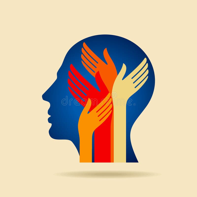 Human Head Thinking a New Idea Stock Vector - Illustration of design ...